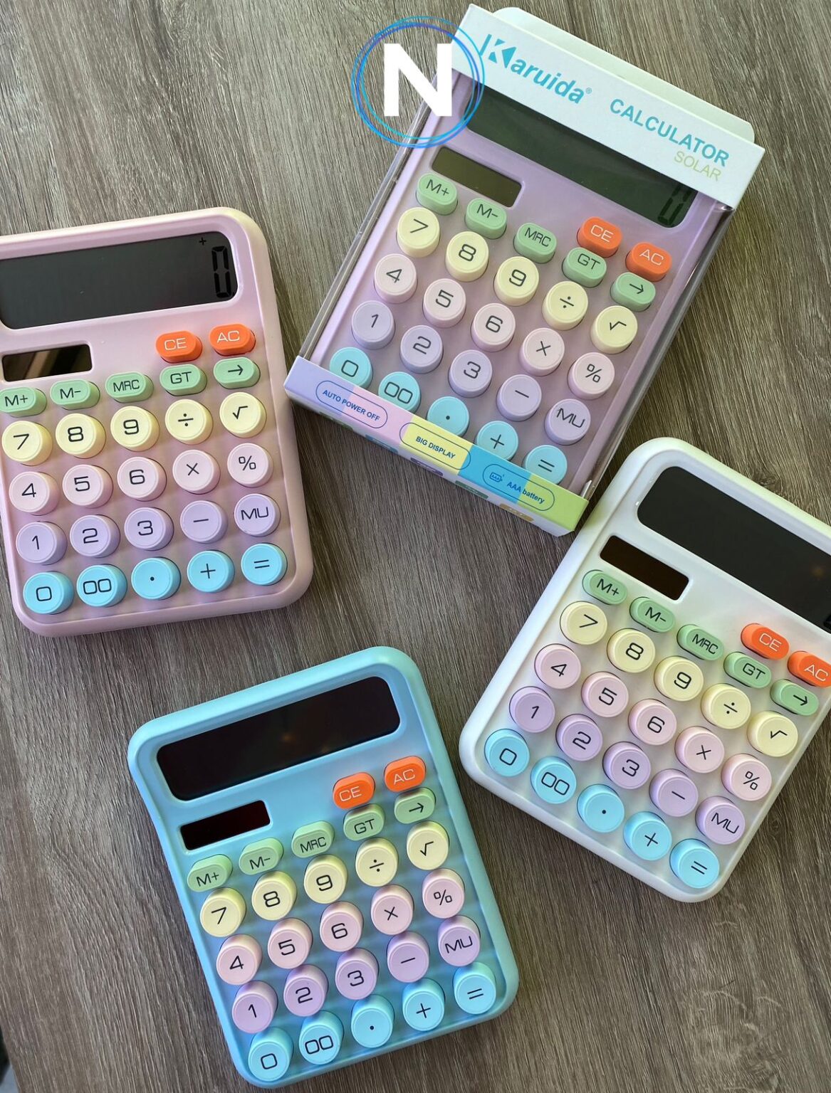 CALCULADORA 12 DIGITOS KAWAII (DX-816/KK-2280) (COLORES) – Nat-Cell