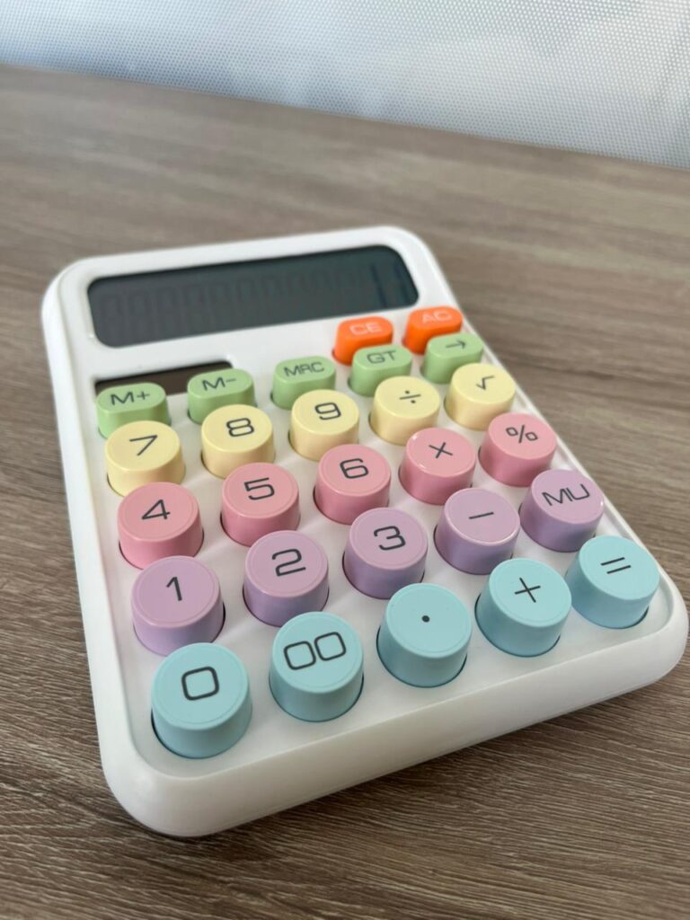 CALCULADORA 12 DIGITOS KAWAII (COLORES) – Nat-Cell